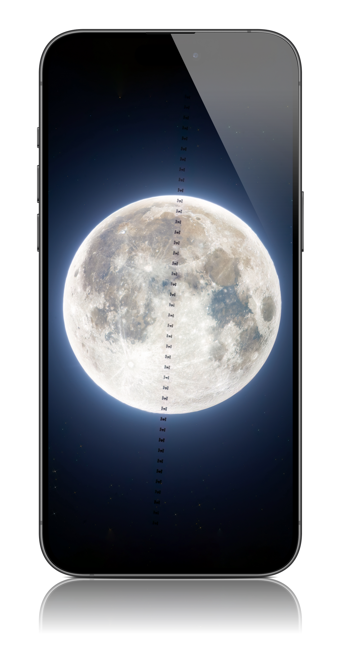 ISS Meets Snow Moon February 25th 2024 Wallpaper Bundle – Rami Astro